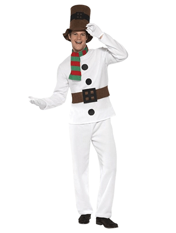 Adult Snowman Suit Costume - Angels Fancy Dress